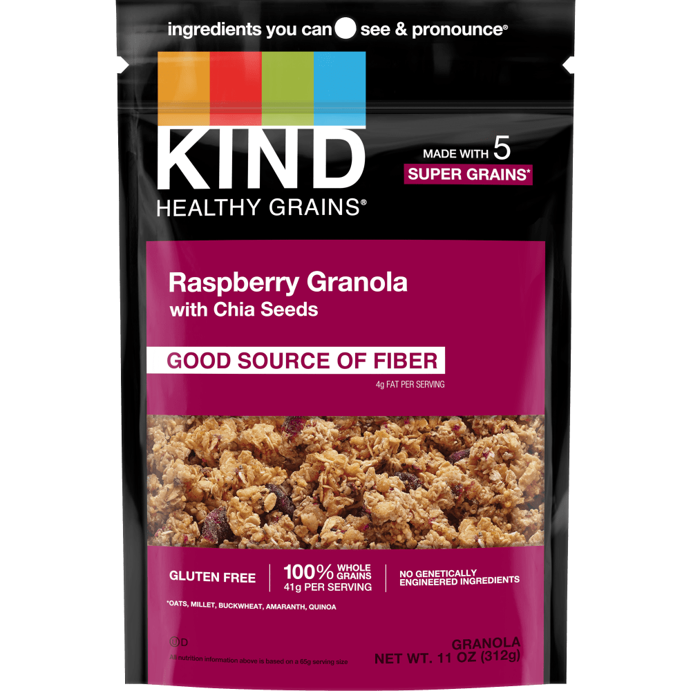 Raspberry Granola with Chia Seeds | KIND Snacks US